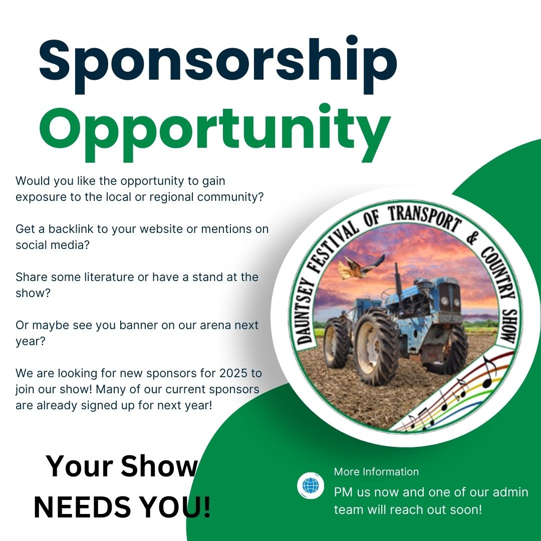 Sponsorship - Dauntsey Festival of Transport & Country Show